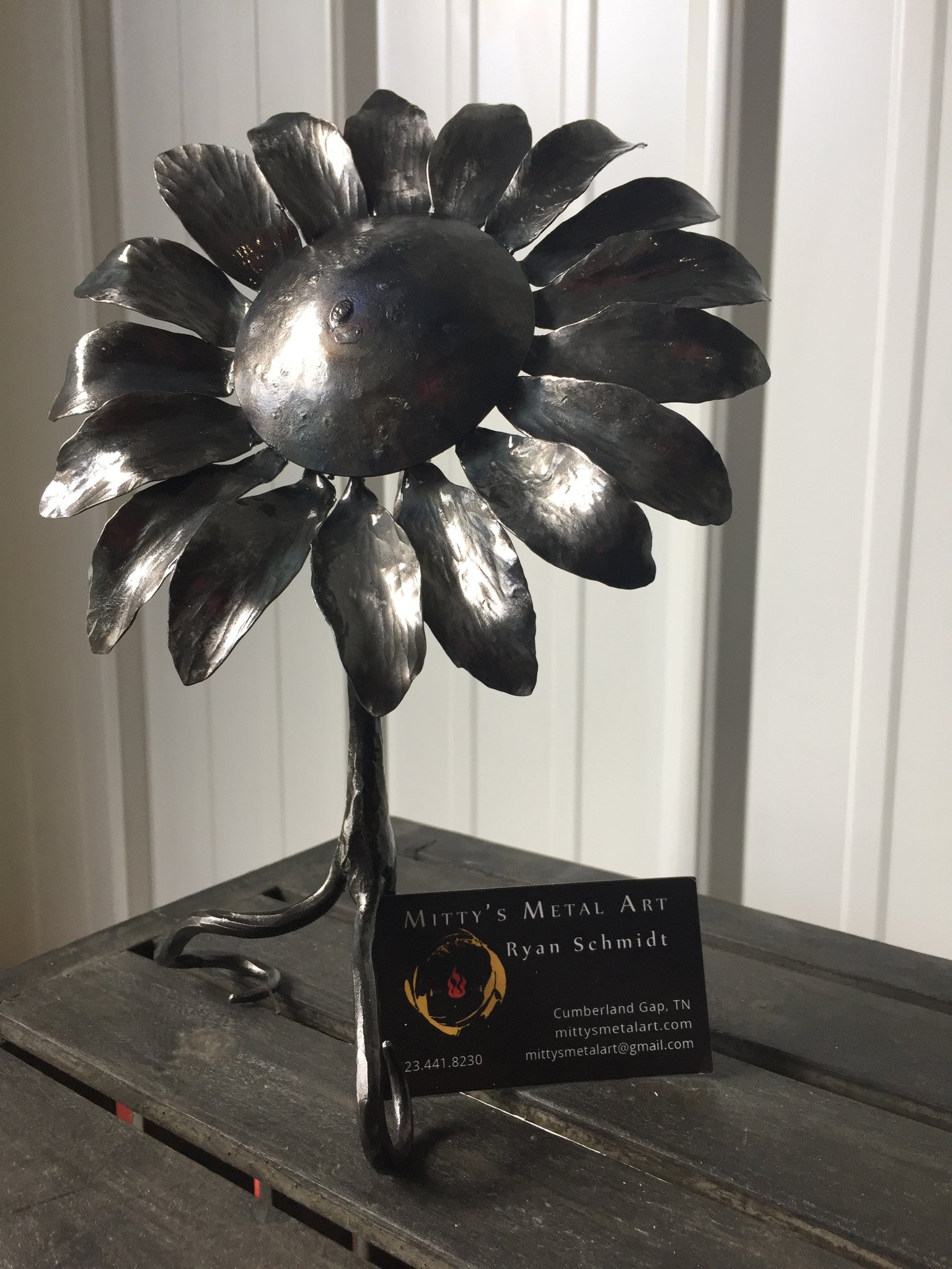 Flower, Sunflower, Daisy, Blacksmith Metal Sculpture, Forever Flower ...