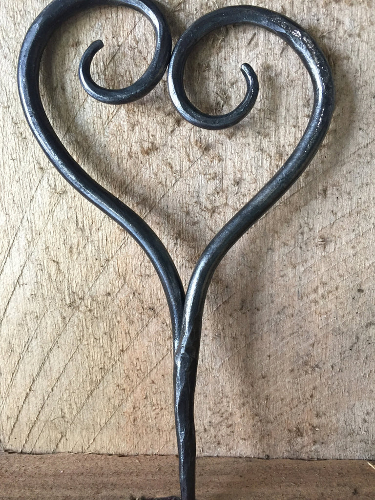 Gift of Love! Hand-Forged Blacksmith Metal Heart - Made in Tennessee by ...
