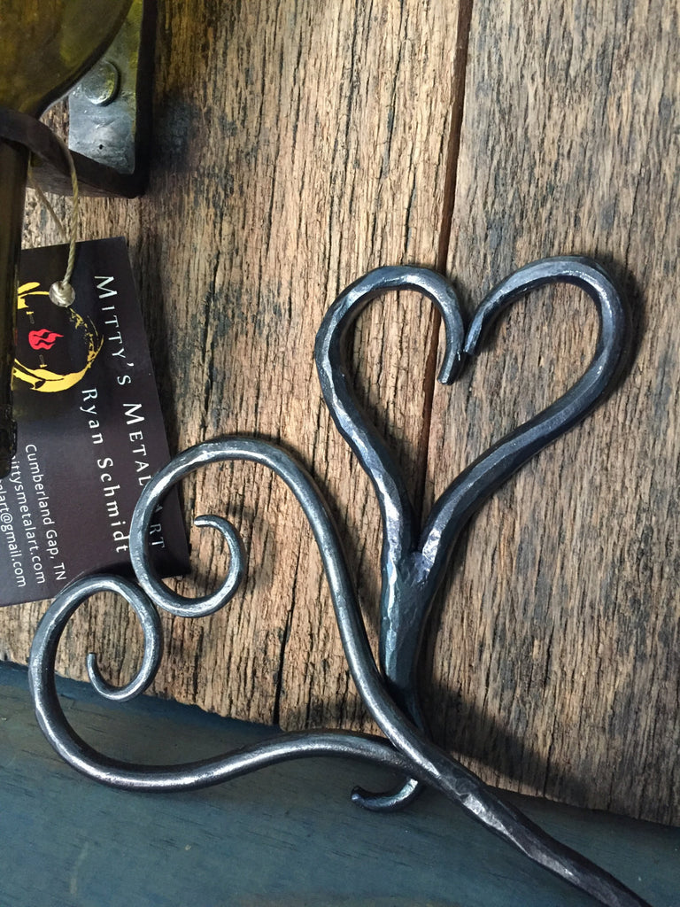 Metal Heart Wall Decor, Perfect Gift for Your Sweetheart, Blacksmith ...